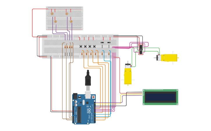 Circuit design Dual axis solar tracker with auto and manual switch ...
