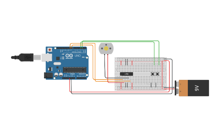 Circuit design Ejercicio 3 - Tinkercad