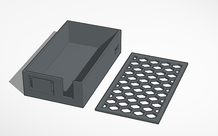 3D design 12V battery pack - Tinkercad