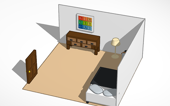3D design Small Room - Tinkercad