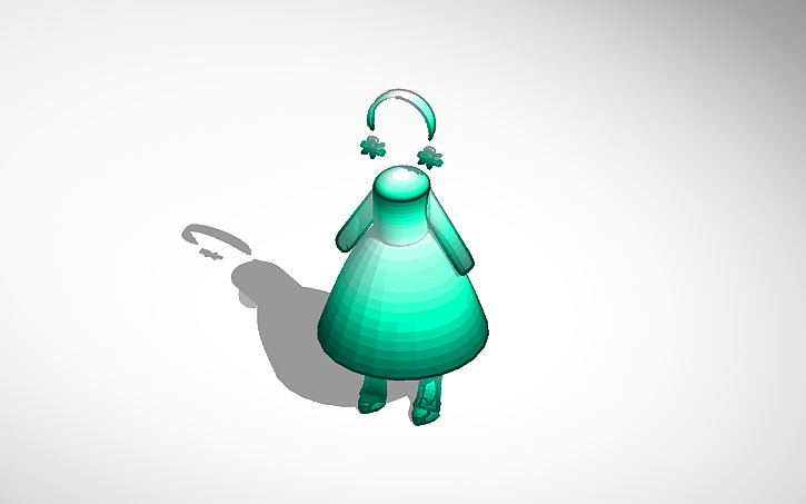 3D design Gradient Dress - Tinkercad