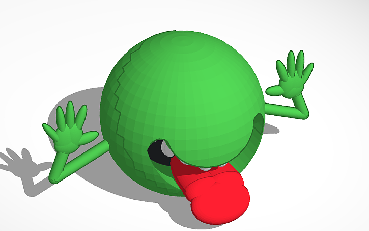 3D design Smile face - Tinkercad