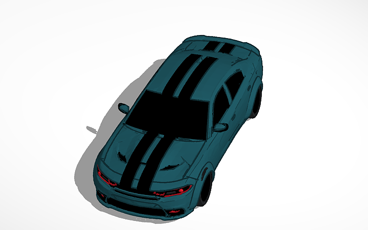 3D design 2023 Dodge Charger SRT GHOUL - Tinkercad