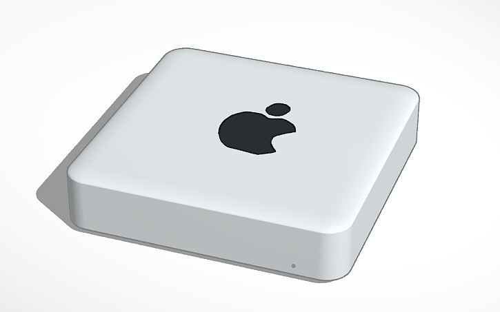 3D design Mac Mini - Tinkercad