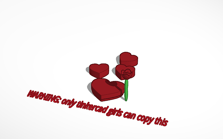 3D design Happy Valentine's Day! - Tinkercad
