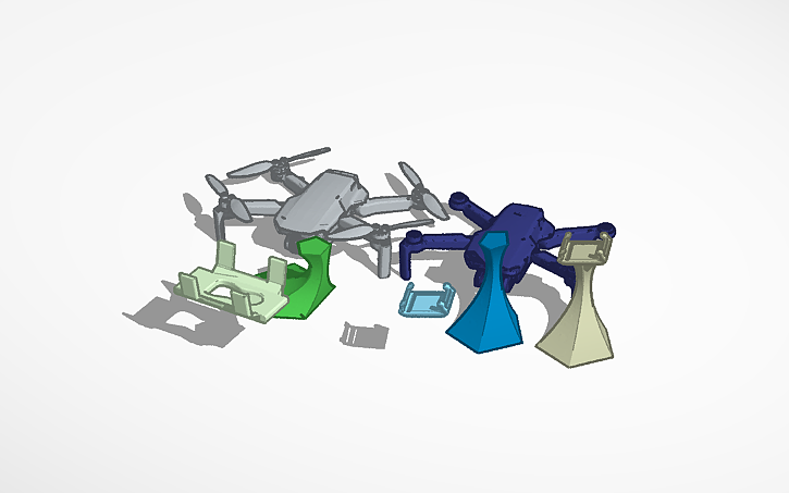 3D design DJI Mini 2 - Tinkercad