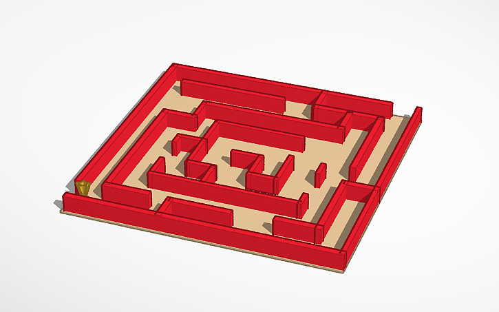3D design Copy of Maze Design Challenge - Tinkercad
