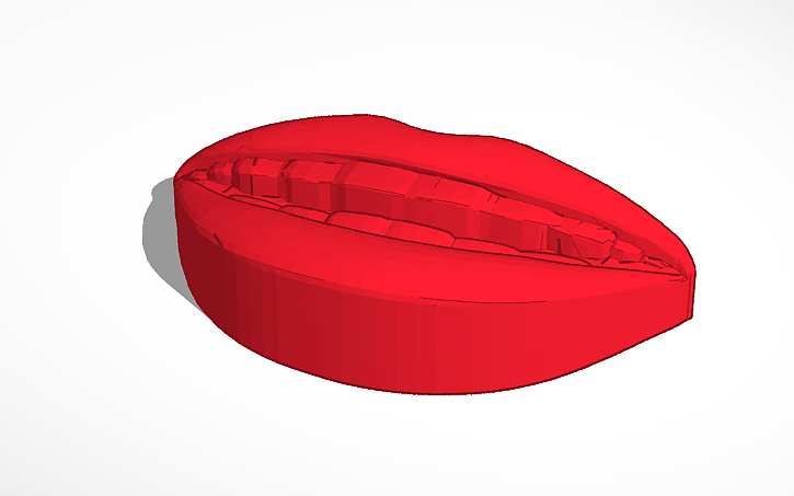 3D design Open Mouth - Tinkercad