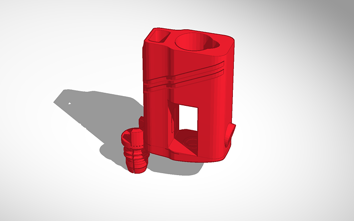 3D design tattoo machine - Tinkercad