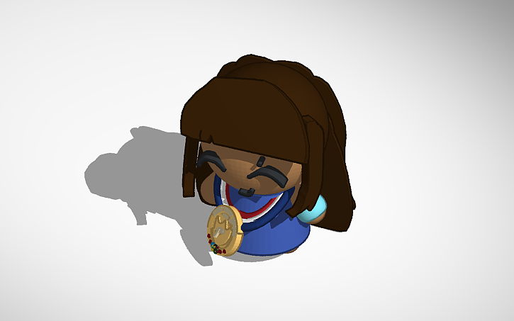 3D design talia win a medal - Tinkercad