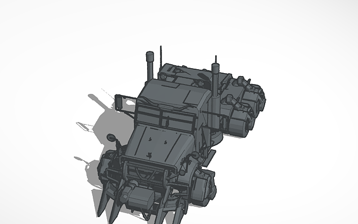 3D design DOTM game Megatron Truck (Stealth Force) - Tinkercad