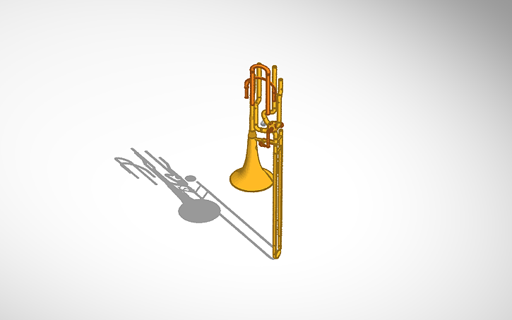 3D design Trigger Trombone (Whole) - Tinkercad