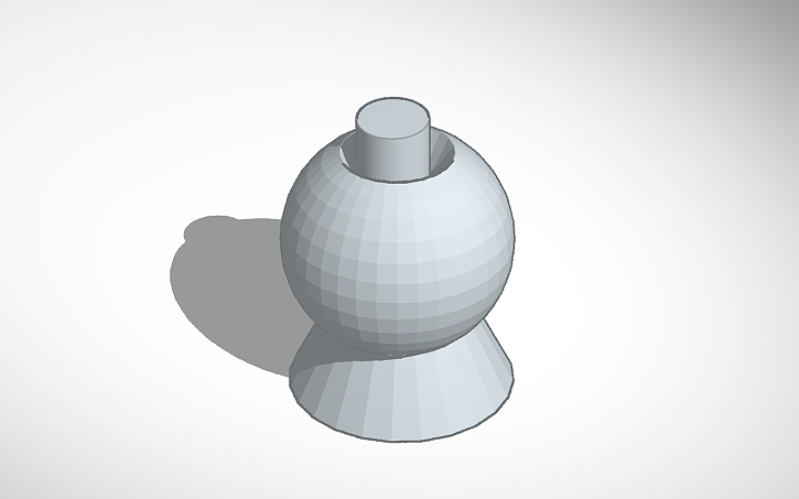 3D design Door Knob - Tinkercad