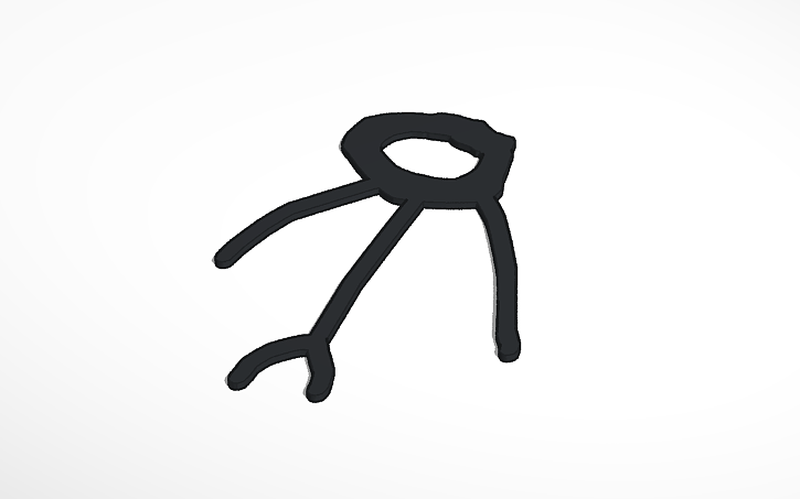 3D design stickman - Tinkercad