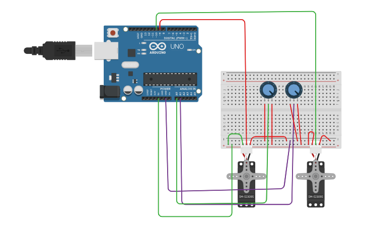 Circuit Design Joystick Module Tinkercad