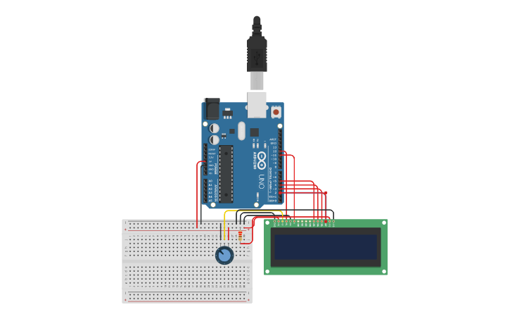Circuit design HELLO WORLD - Tinkercad