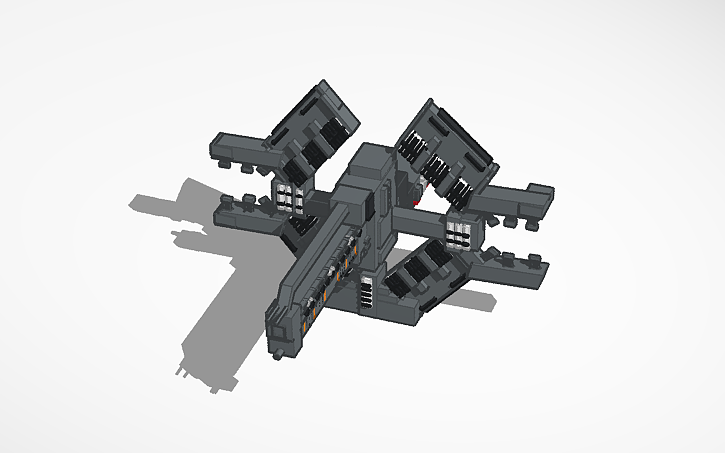 3D design Moncton-class orbital weapon platform - Tinkercad