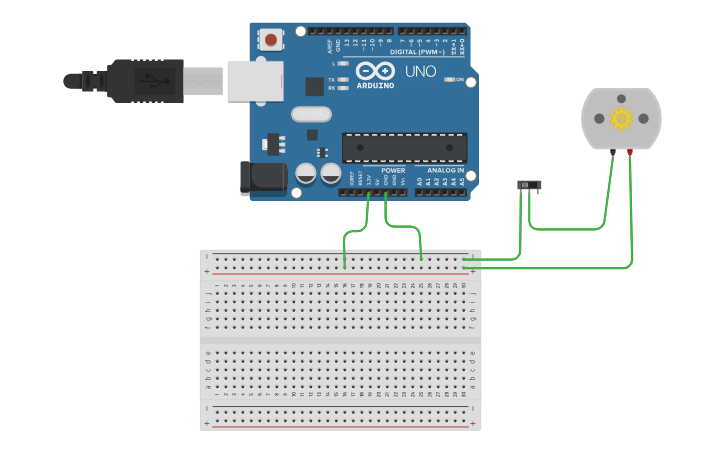 Circuit design TRABAJO ARDUINO 1ER EJERCICIO - Tinkercad