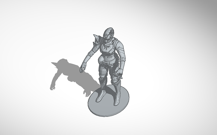3D design Destiny Hunter - Tinkercad