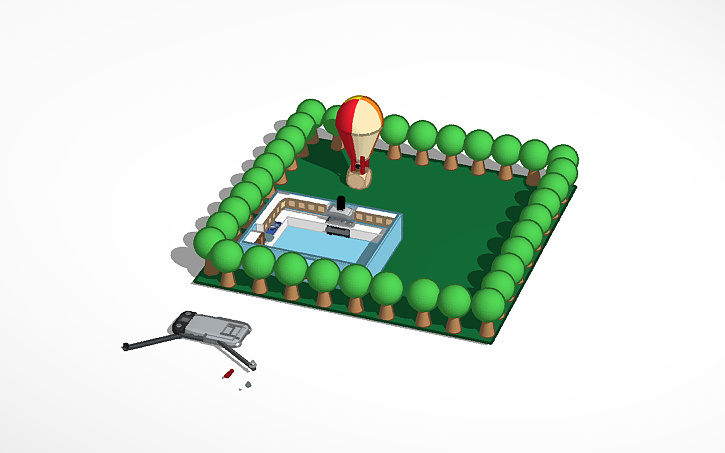 3D design kitchen - Tinkercad