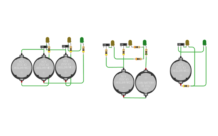 Circuit design Gerbang Logika Rangkaian Saklar - Tinkercad