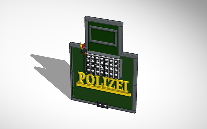 3D design Blitz sheild - Tinkercad