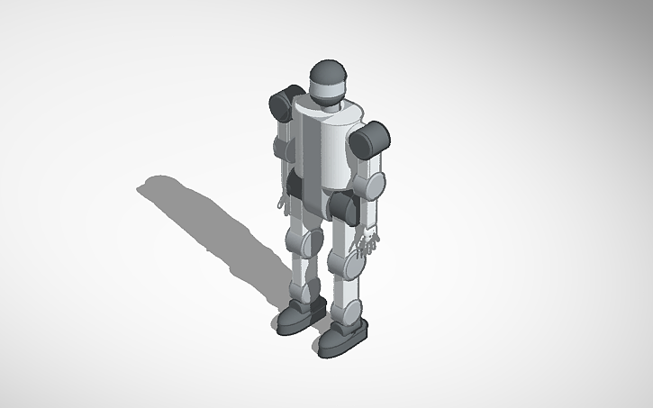 3D design HUMANOID ROBOT - Tinkercad