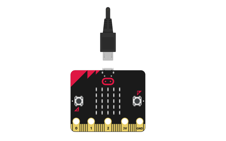 Circuit design Microbit Dice Tutorial - Tinkercad