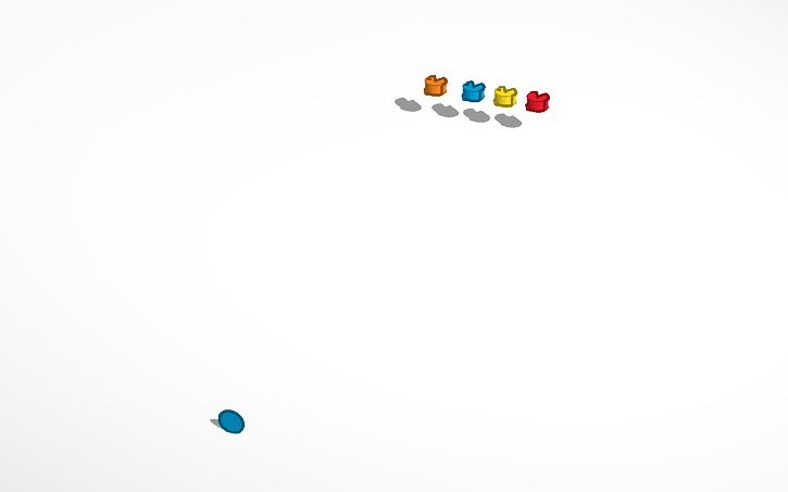 3D design pac mans 12344321 - Tinkercad