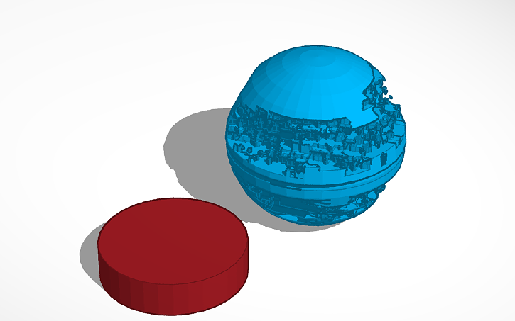 3D design Death star - Tinkercad