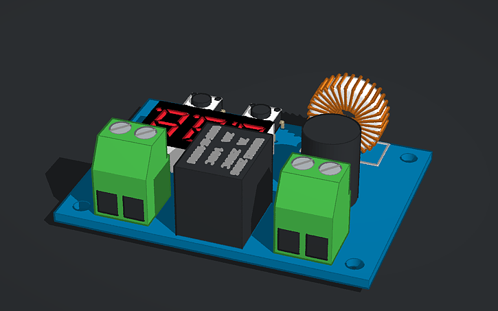 3D design XH-M609 Low voltage Disconnect - Tinkercad