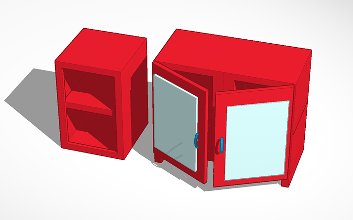 3D design stem outdoor cabinets - Tinkercad