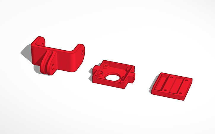 3D design Case for Raspberry Pi Camera Module V2.1 with GoPro mount - Tinkercad