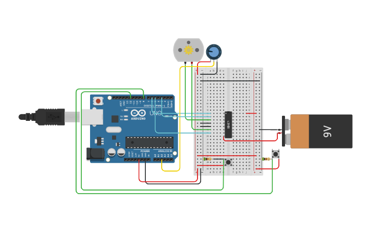 Circuit design final Dc motor Speed and direction Control Via H-Bridge ...