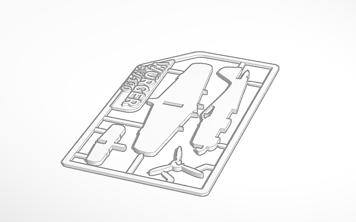 3D design plane - Tinkercad