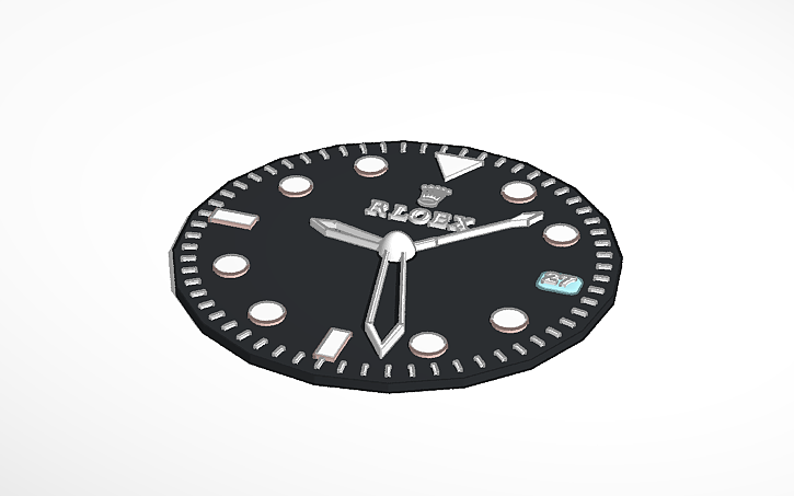 3D design Rolex - Tinkercad