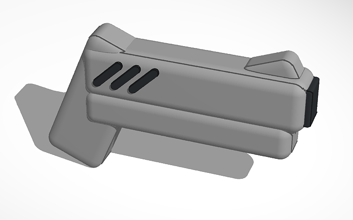 3D design Among Us gun - Tinkercad