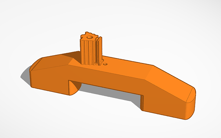3D design tv_leg - Tinkercad