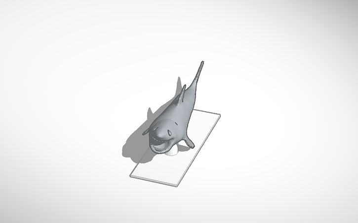 3D design tiburón-shark(imprimir) - Tinkercad