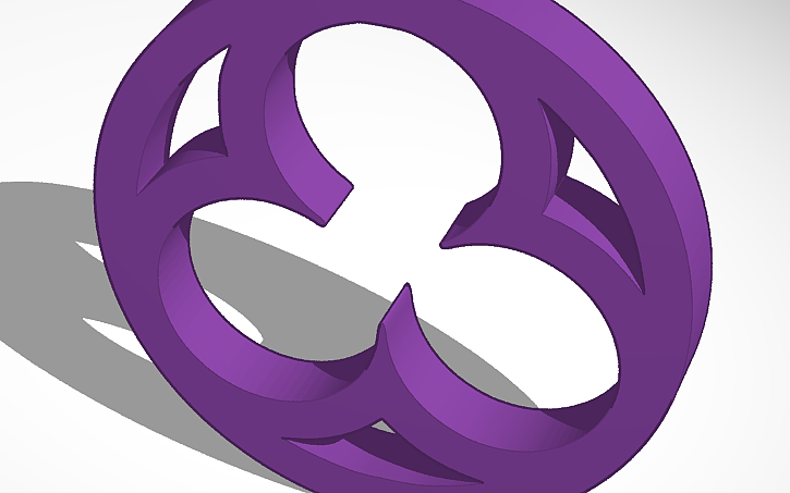 3D design Gothic Trefoil - Tinkercad