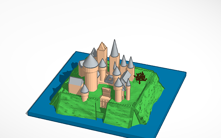 3D design Hogwarts in Harry Potter - Tinkercad