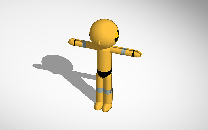 3D design Test dummy (Sim Lab) - Tinkercad