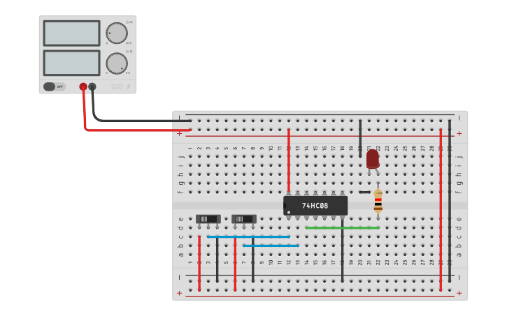 Circuit design And Gate Saif-Roll-13 - Tinkercad