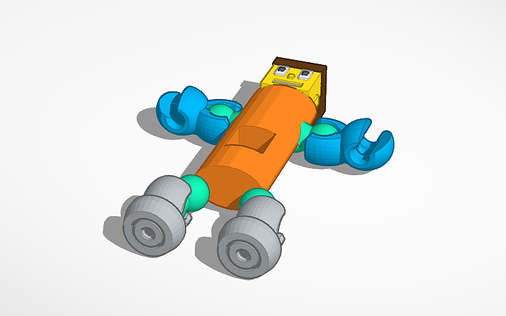3D design Action figure (moveable) - Tinkercad