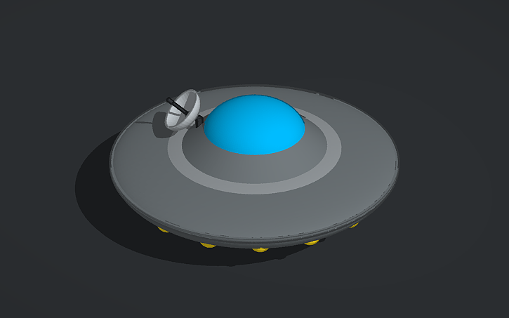 3D design UFO - Tinkercad