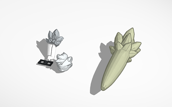 3D design Tangle lego head and tail - Tinkercad