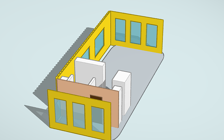 3D design Copy of Copy of Interior Design Challenge - Tinkercad