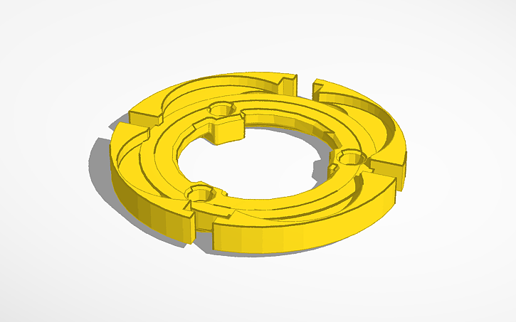 3D design Beyblade X MustangSteed (metal) - Tinkercad