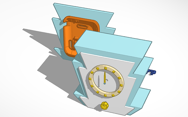3D design Art Deco Clock - Tinkercad