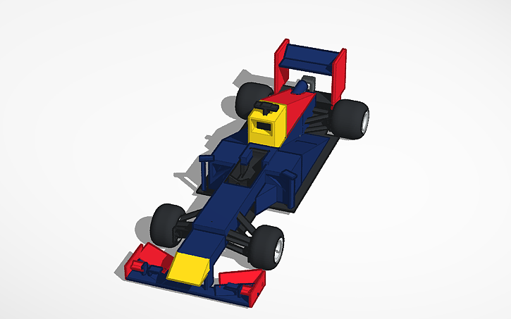 3D design f1 car - Tinkercad